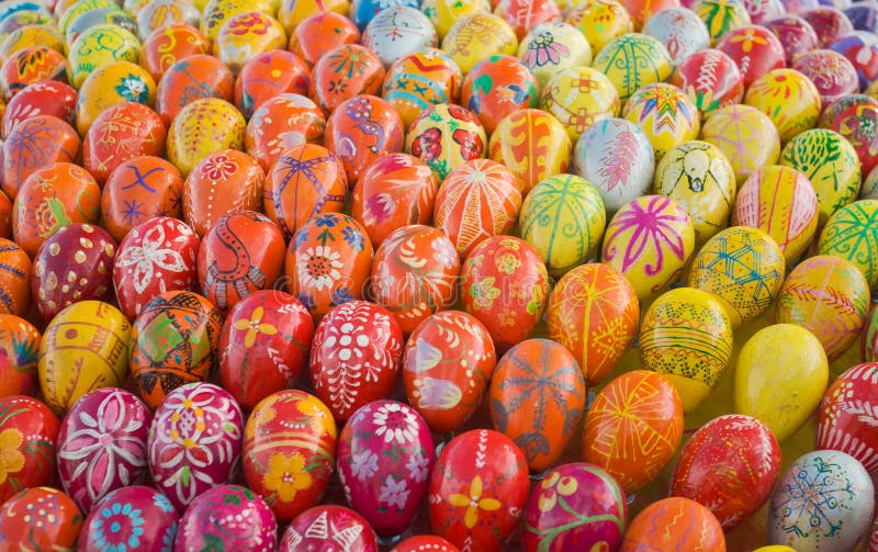 Cluster of easter eggs stock photo. Image of easter, pattern - 16762798