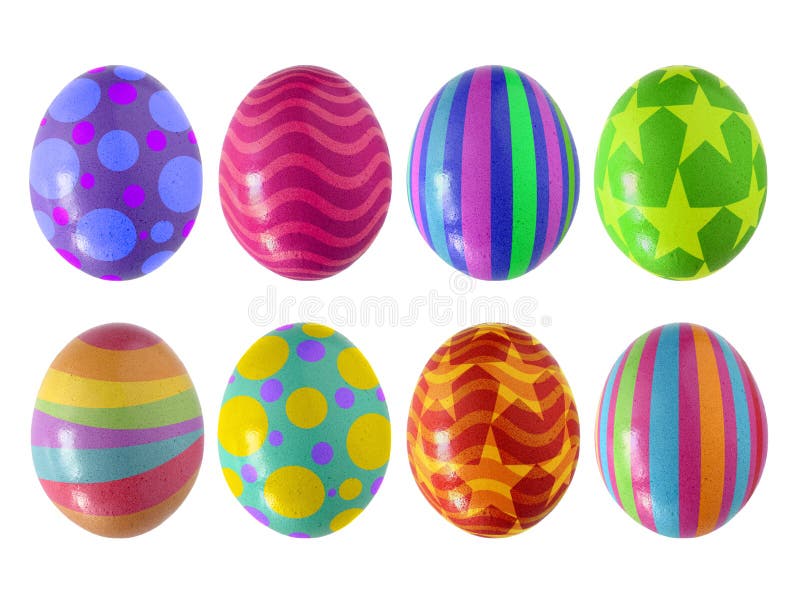 Easter Eggs stock photo. Image of colourful, blue, spring - 4138362
