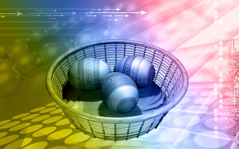 Easter eggs stock illustration. Illustration of transparent - 7825249