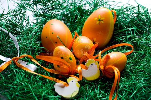 Easter eggs stock photo. Image of easter, floral, gift - 8462434