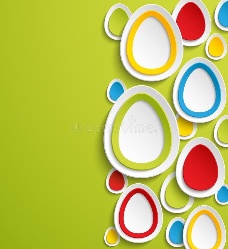Easter Eggs Abstract Colorful Background. Stock Vector - Illustration ...