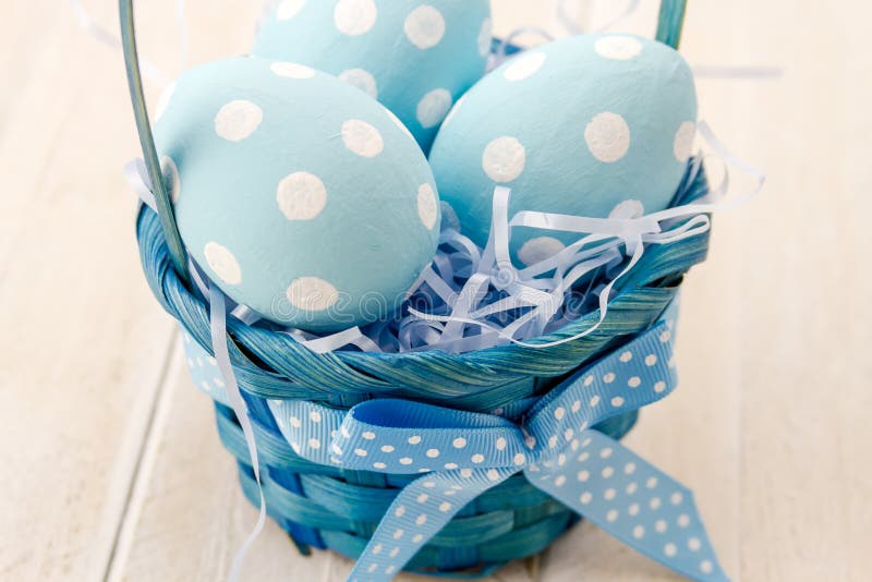 Easter Eggs and Baskets stock photo. Image of crafts - 38546612