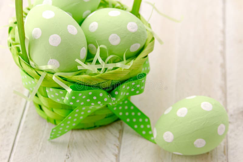 Easter Eggs and Baskets stock image. Image of traditional - 38546747