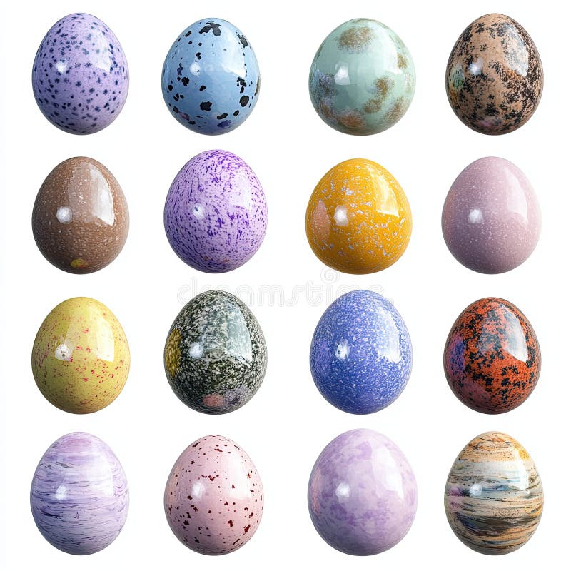 Easter Eggs Collection stock illustration. Illustration of pattern ...