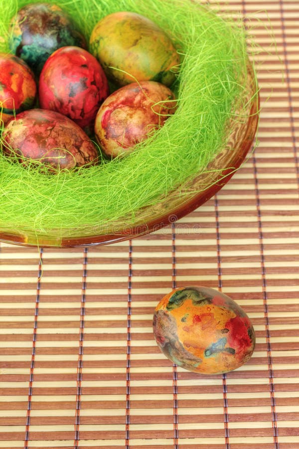 Easter eggs stock image. Image of green, contrast, closeup - 31962175