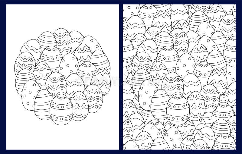 Coloring Pages Set with Cute Fish. Doodle Sea Animals Templates for ...