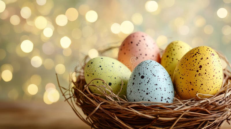 Easter Eggs and Festive Decorations Come Together in a Vibrant Display ...