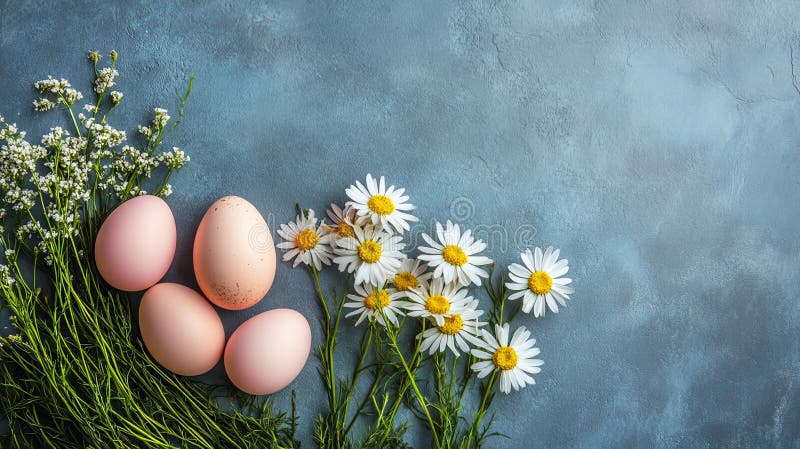 Easter Eggs are Festive Decorations that Create a Serene Arrangement ...