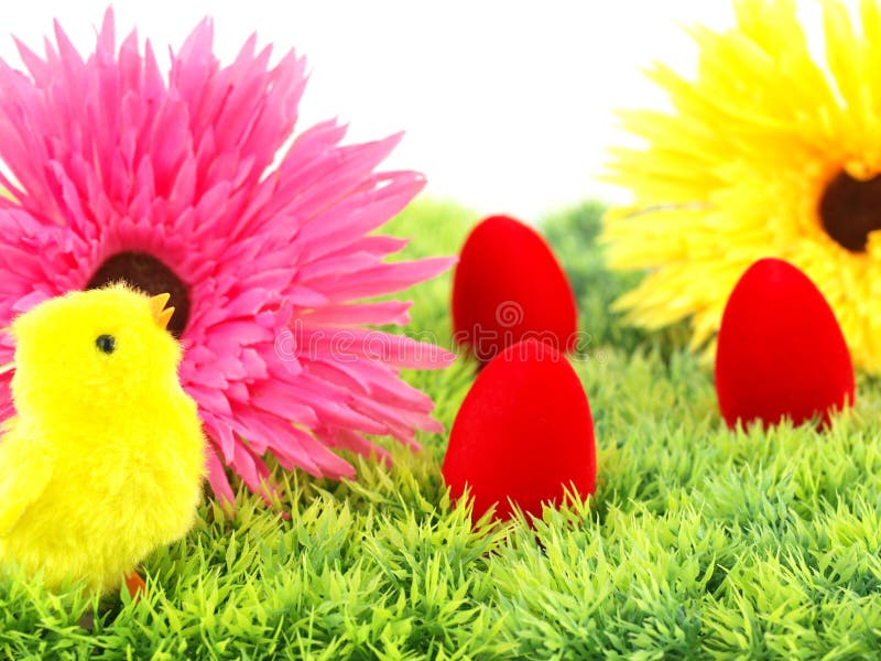 Crocheted Easter Chicken stock image. Image of spring - 2140779