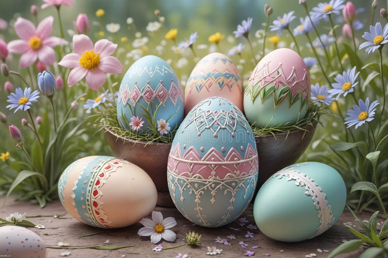 Beautiful Pastele Flowers Stock Illustrations – 16 Beautiful Pastele ...