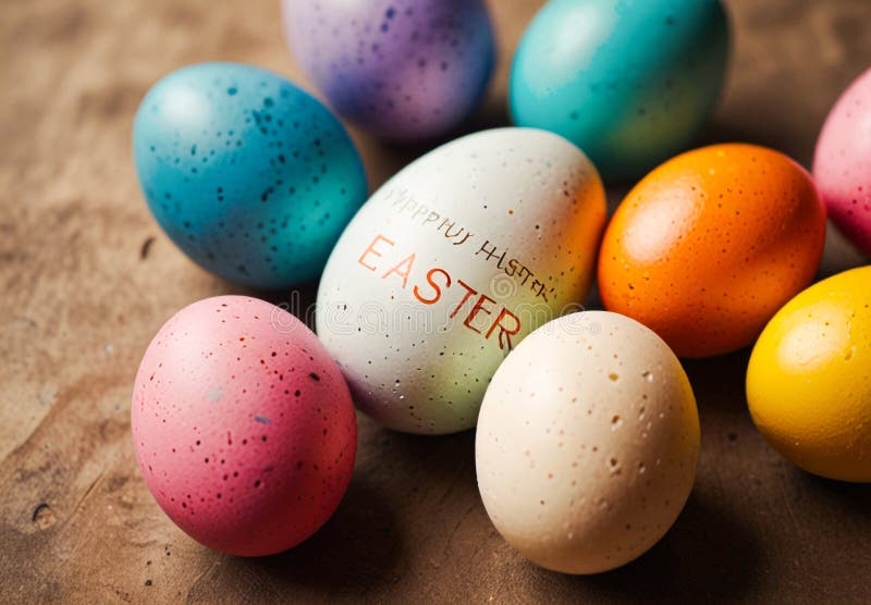 Easter Eggs in a Nest Represent New Beginnings and Celebration ...