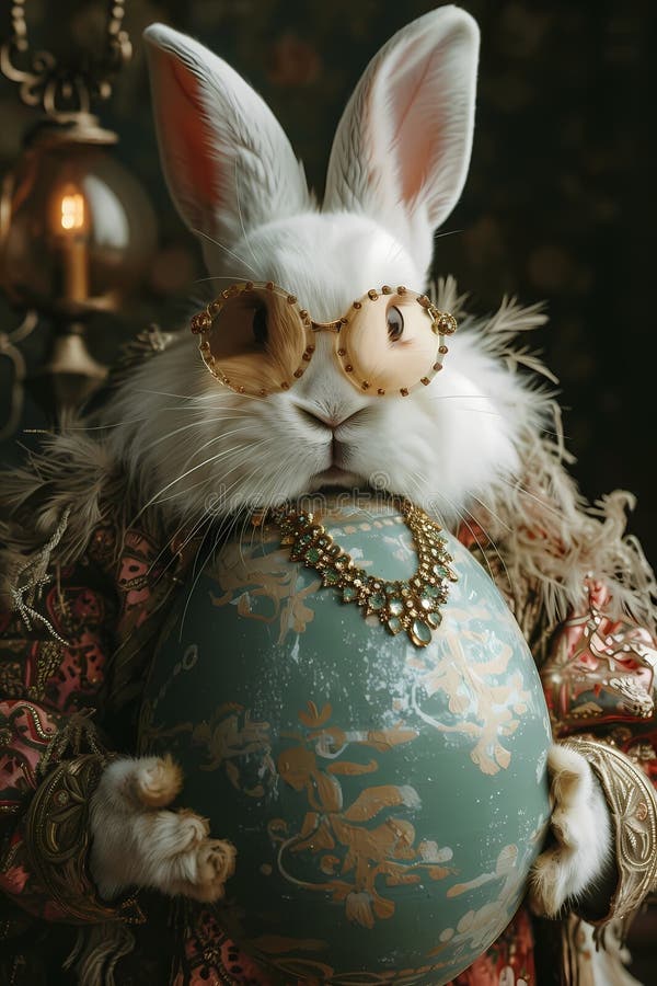 Easter Eggs with Rabbit Background Graphic Illustrations Stock Illustration - Illustration of ...