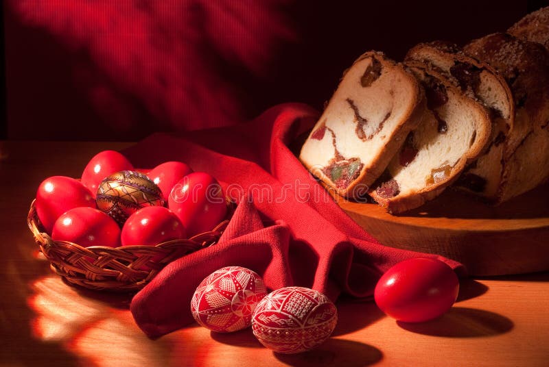 Easter eggs still-life stock photo. Image of craftsmanship - 12945524