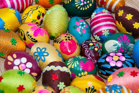 Easter eggs texture stock photo. Image of colorful, handmade - 13503106