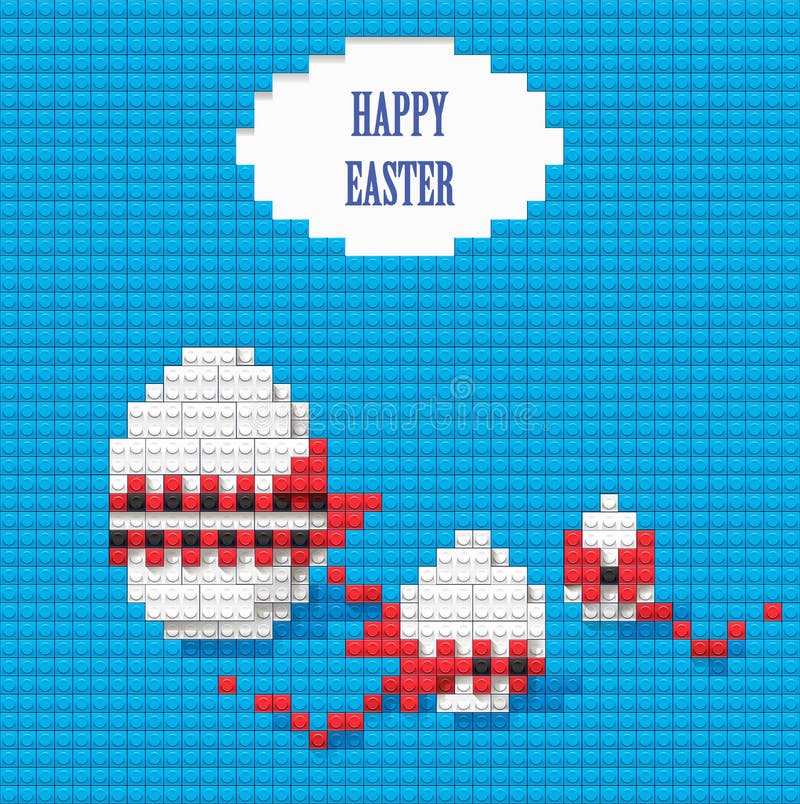 Easter eggs stock vector. Illustration of card, keonstruktor - 68843185