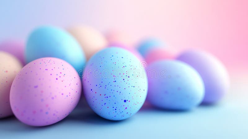 Easter Eggs are a Type of Festive Decoration, As Seen in Elegant Pastel ...