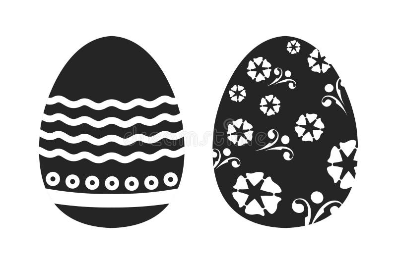 Easter Eggs Vector,easter Eggs, Easter Egg Shape. Stock Vector ...