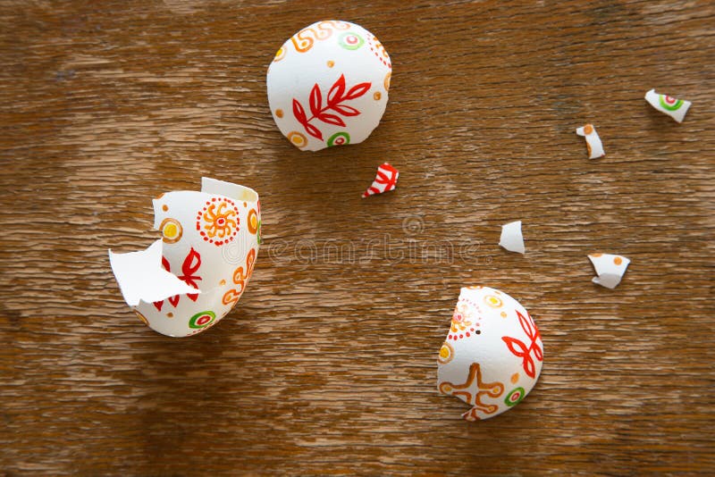 Easter eggshell stock image. Image of food, brown, broken - 597169