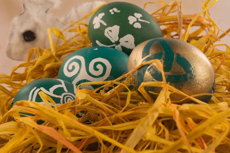 Easter eggshell stock photo. Image of brown, decorated - 90326642