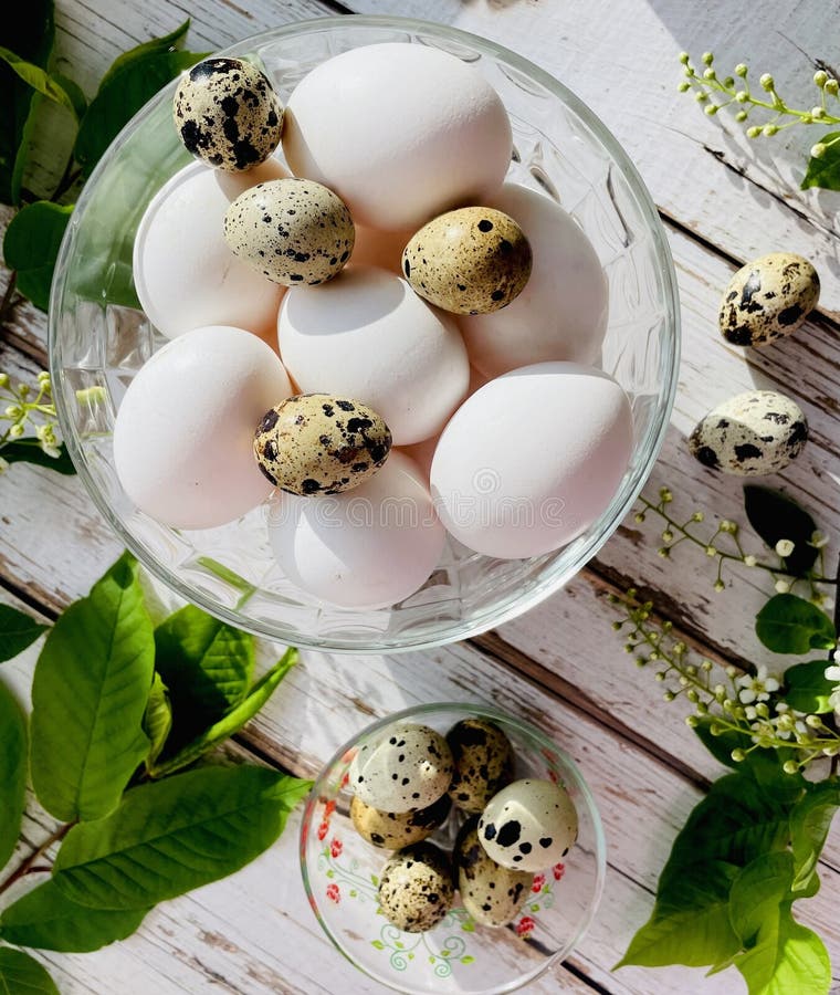 Easter Eve Plates with Easter Eggs Stock Photo - Image of holiday, days ...