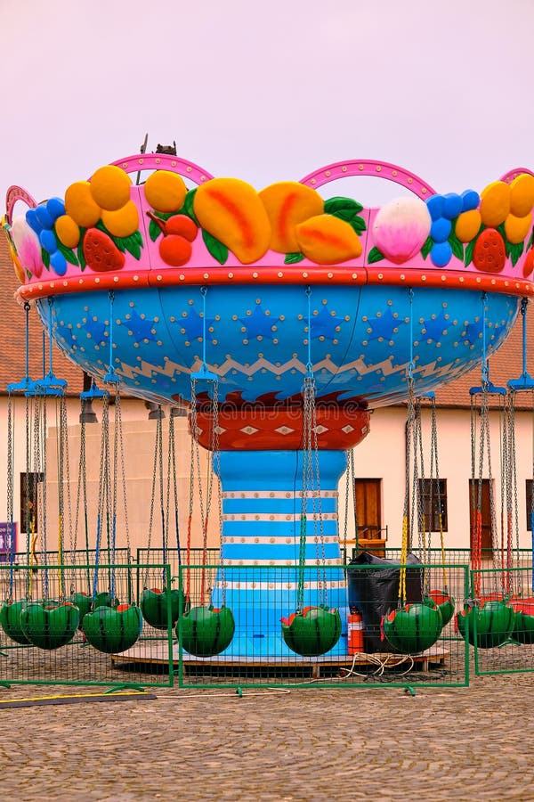 Easter Fair amusement park editorial image. Image of town - 374092350