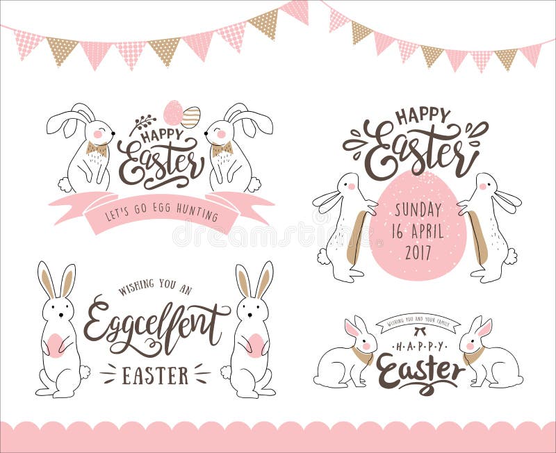 Easter feliz ilustração do vetor. Ilustração de projeto - 88888038