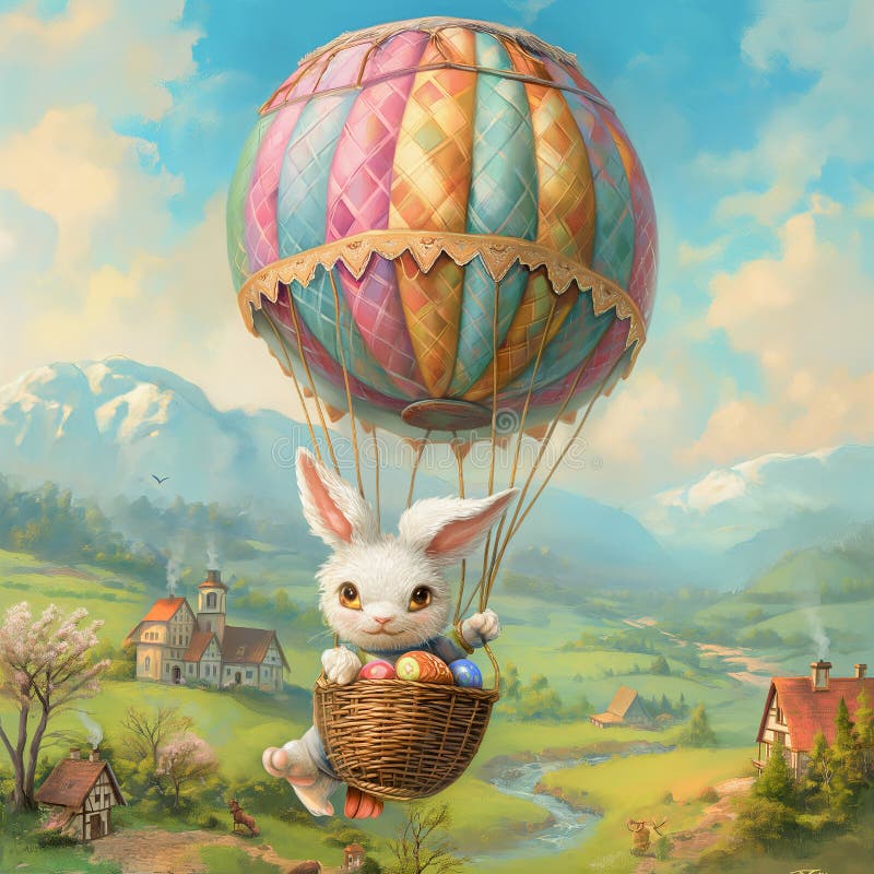 Easter Festival Image Generated by AI Stock Photo - Image of happy ...