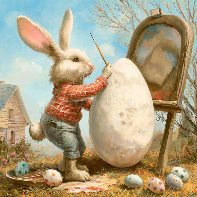 Easter Festival Image Generated by AI Stock Illustration - Illustration ...