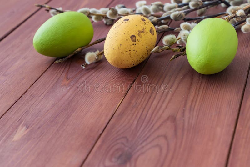 Easter festive decor stock photo. Image of flat, holiday - 169768512