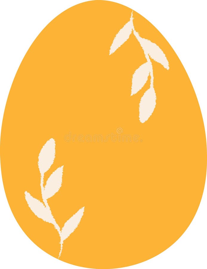Easter Floral Painted Egg stock vector. Illustration of nature - 360723220