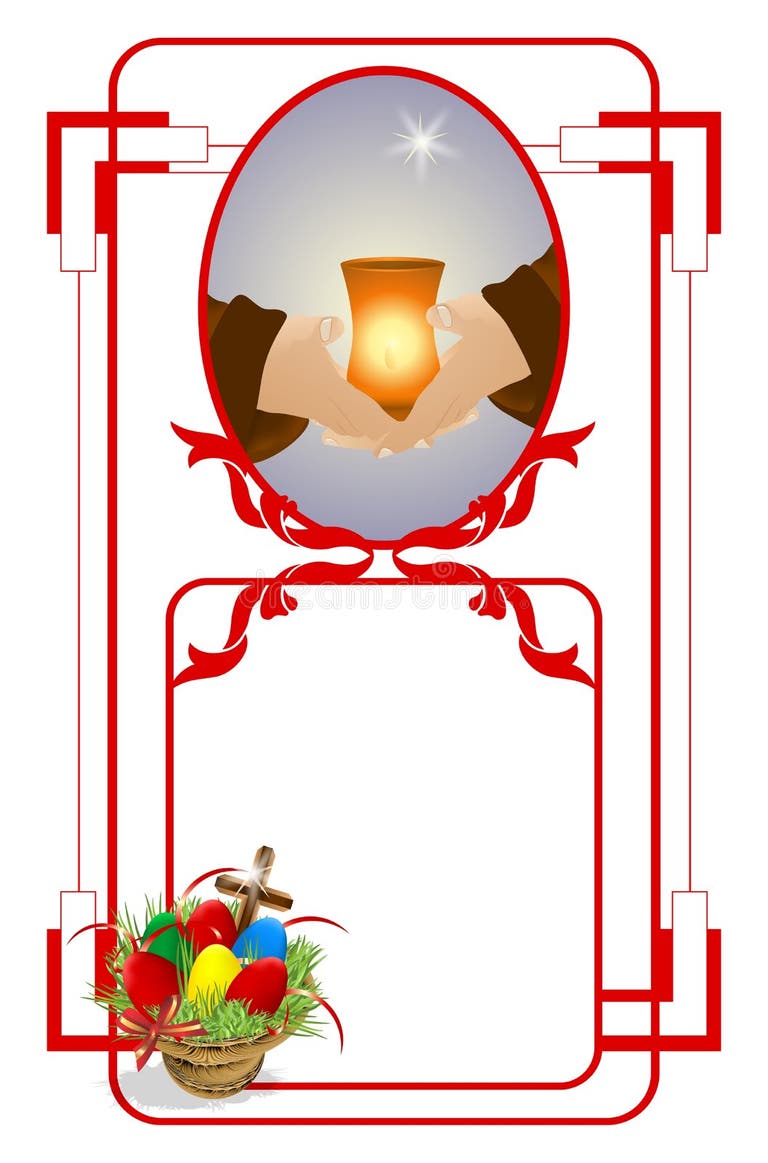 Easter Religious Frame Stock Illustrations – 4,640 Easter Religious ...