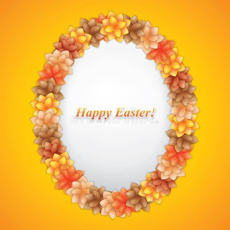 Easter frame stock vector. Illustration of concept, celebration - 68795404