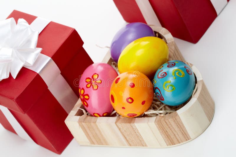 Easter gifts stock image. Image of basket, conceptual - 26268465