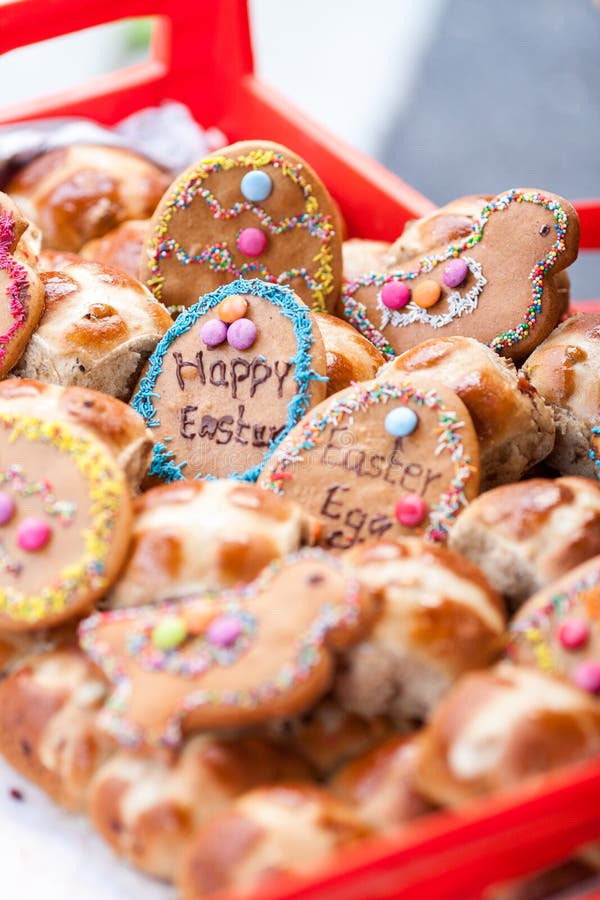 Easter ginger bread men stock image. Image of tradicional - 68402373