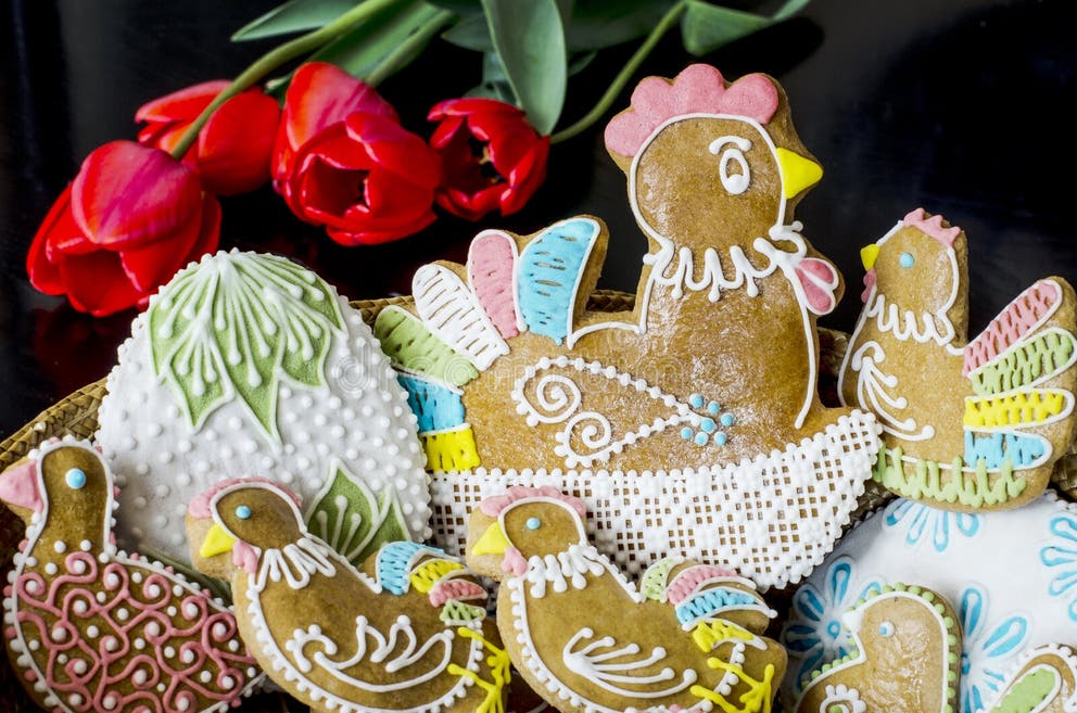 Easter gingerbread stock photo. Image of april, design - 39784808