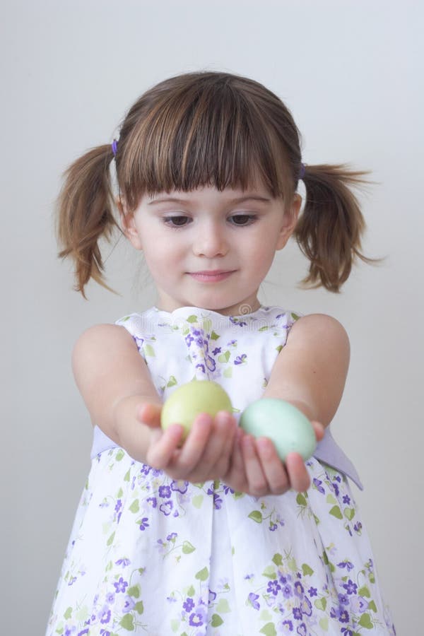 Easter Girl stock photo. Image of cute, caucasian, holiday - 12911466