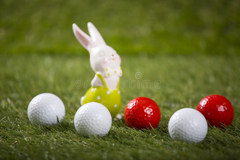 Easter golf balls stock image. Image of bauble, holiday - 39185567