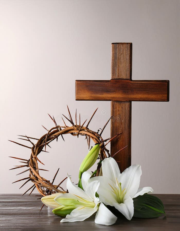 Easter and Good Friday Poster Design Concept Stock Illustration ...