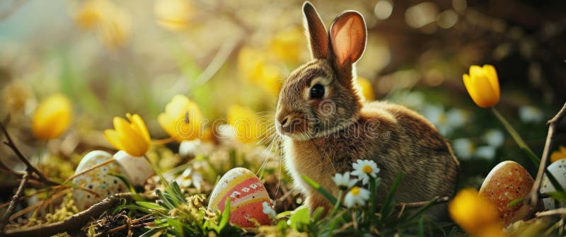 Easter is a Great Reason To Have Rabbits for Easter Stock Illustration ...