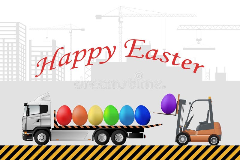 Easter Loading Forklift Stock Illustrations – 5 Easter Loading Forklift ...