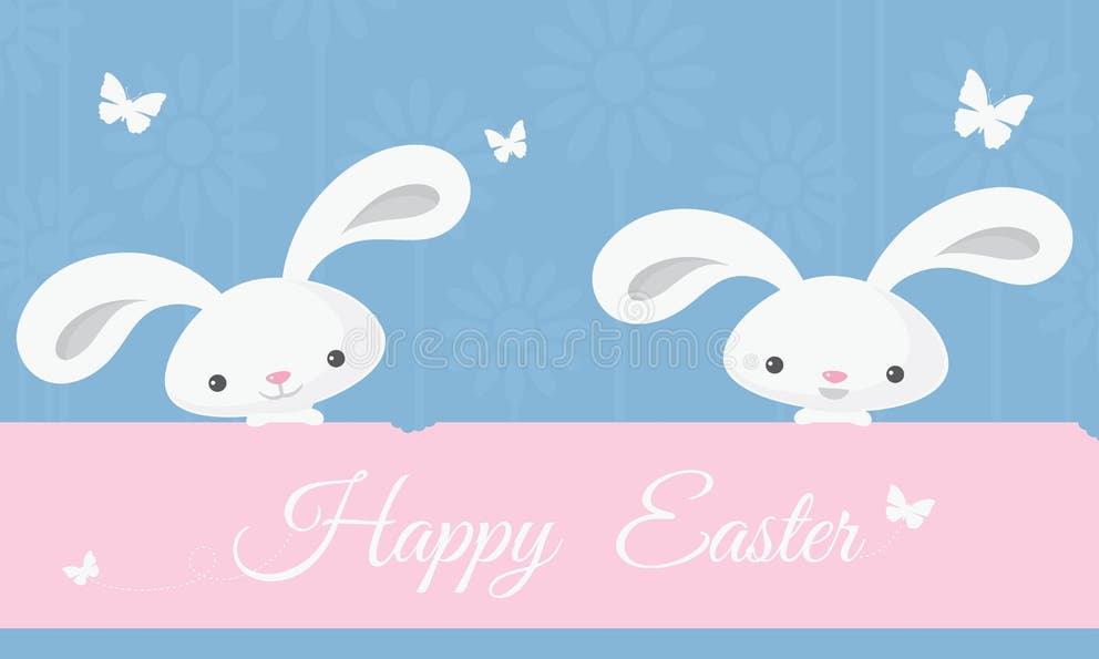 Easter Greetings stock vector. Illustration of easterbunny - 45750095