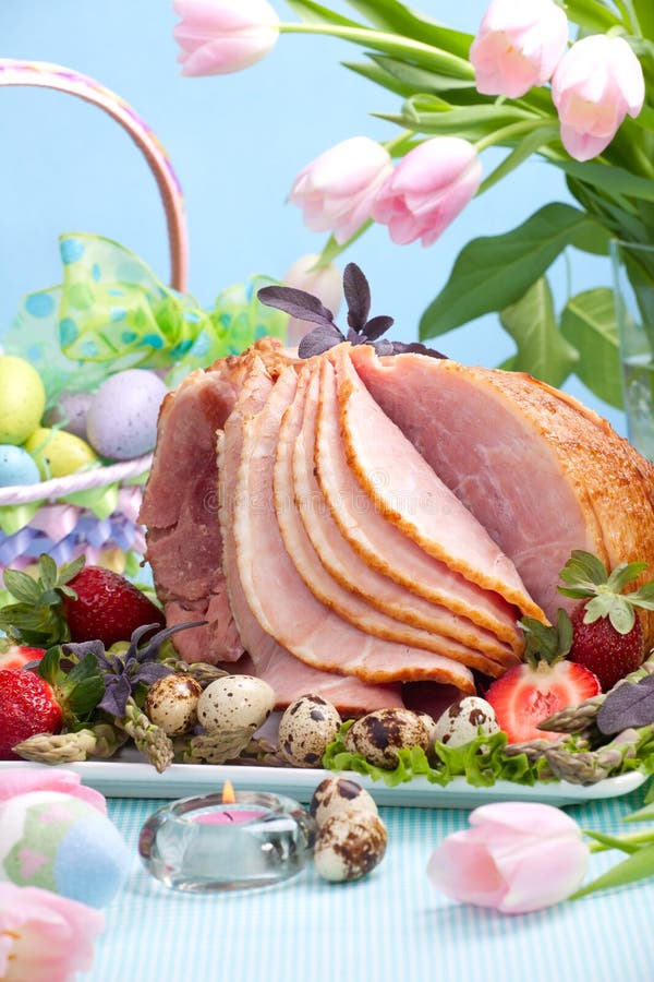 Country Ham Breakfast Platter Stock Image - Image of closeup, meat ...