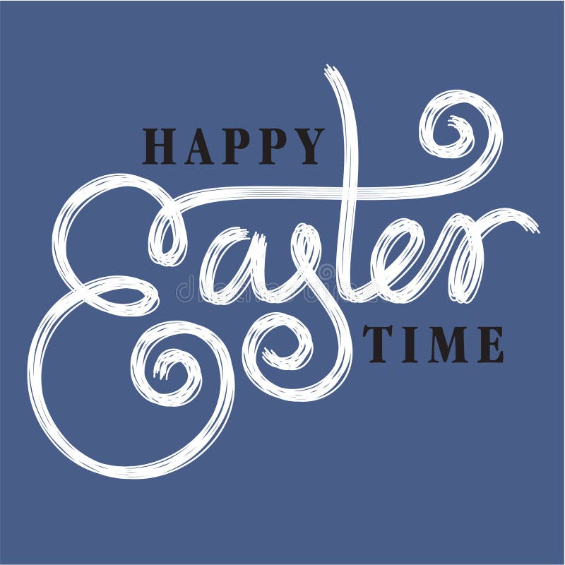 Happy Easter Hand Lettering Stock Vector - Illustration of calligraphy ... Happy Easter Hand Lettering Stock Vector - Illustration of calligraphy ...