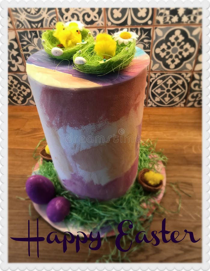 Easter hat for spring days stock image. Image of card - 112565601