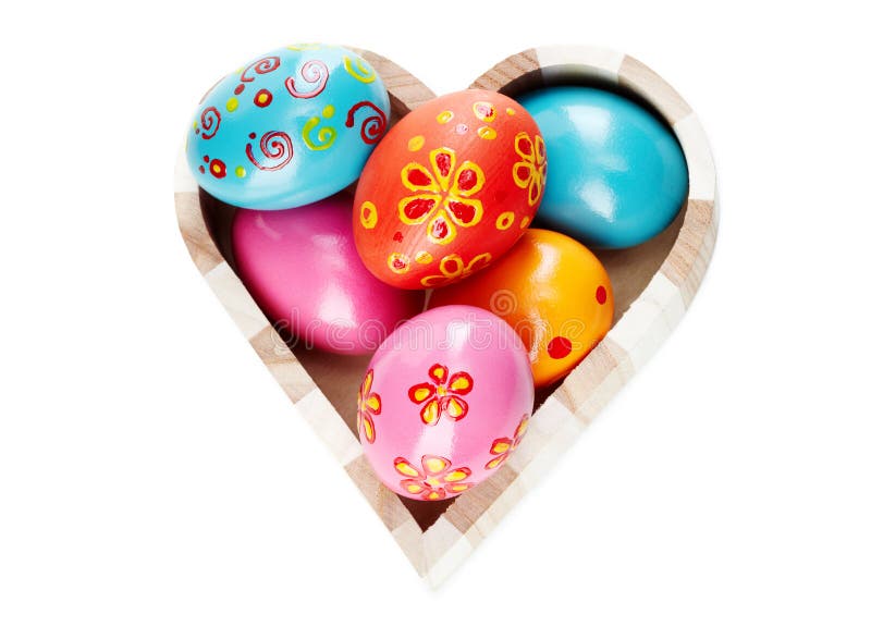 Easter heart stock image. Image of holiday, blue, collection - 19375891