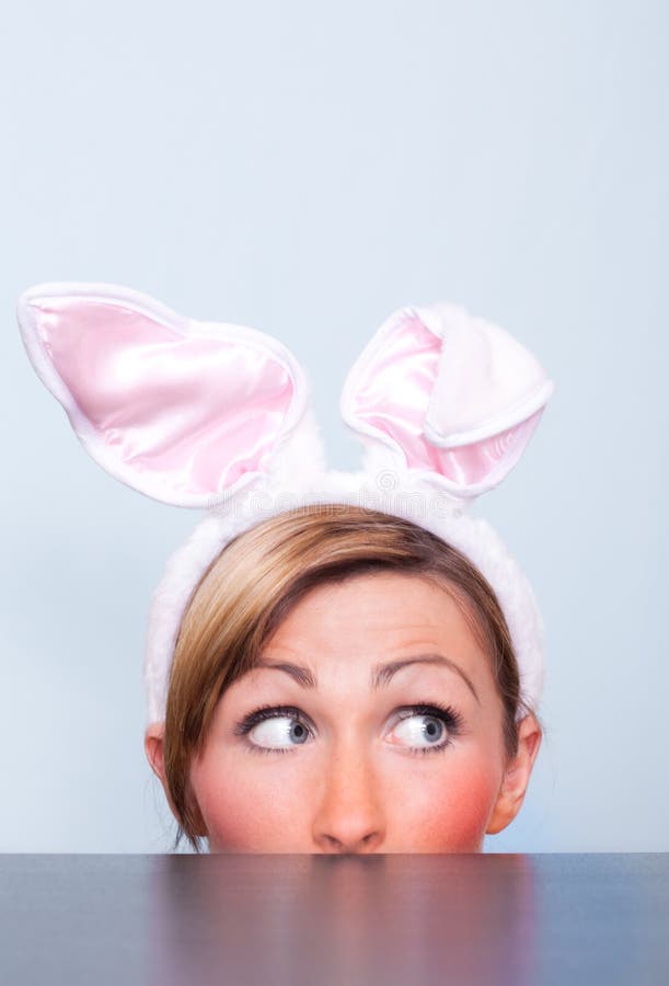 Easter holiday bunny girl stock image. Image of easter - 13006485