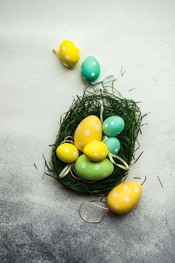 Easter Festive Card Concept Stock Photo - Image of composition, card ...