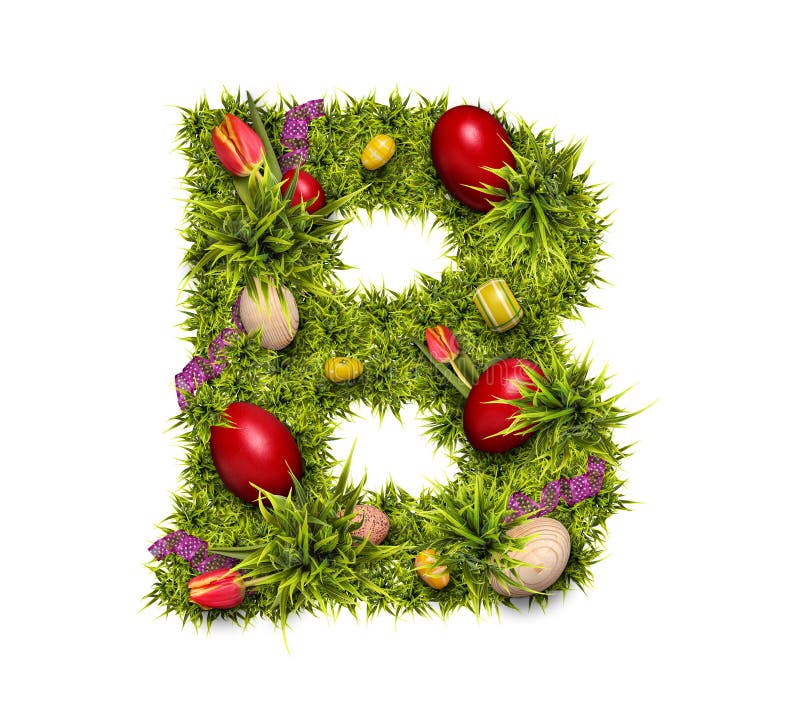 Easter holiday letter M stock image. Image of celebration - 139253003