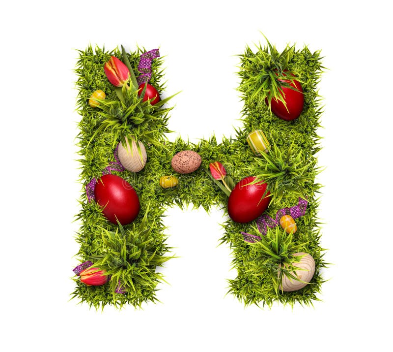 Easter holiday letter M stock image. Image of celebration - 139253003