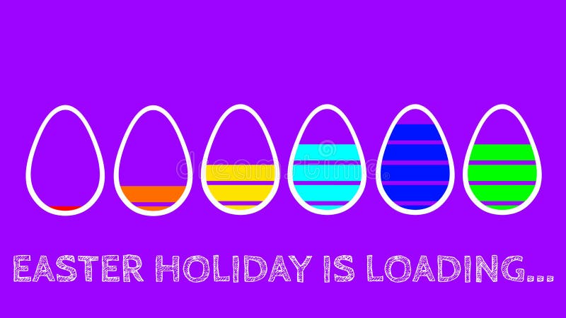Easter Holiday is Loading in Seamless Motion Stock Footage - Video of ...